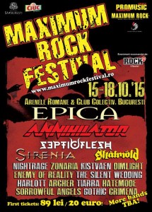 Maximum Rock Festival 2015 - bilete și program trupe