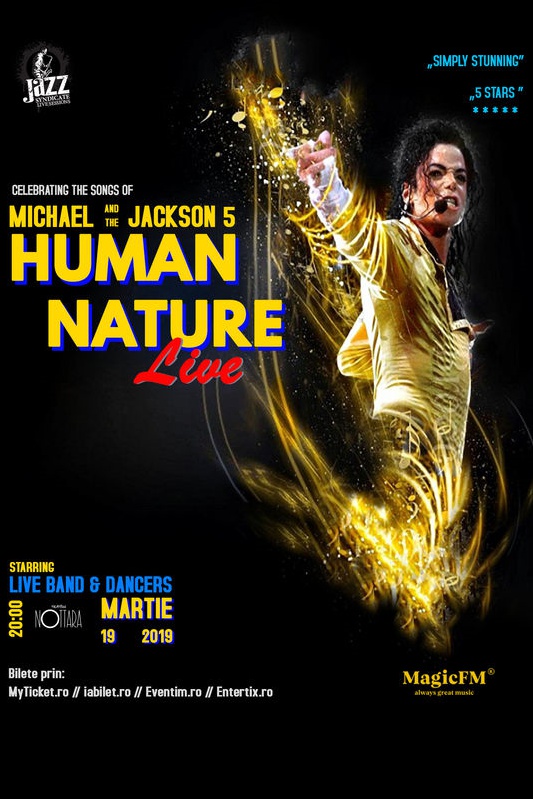 Human Nature Live la Teatrul Nottara, martie 2019 - BILETE