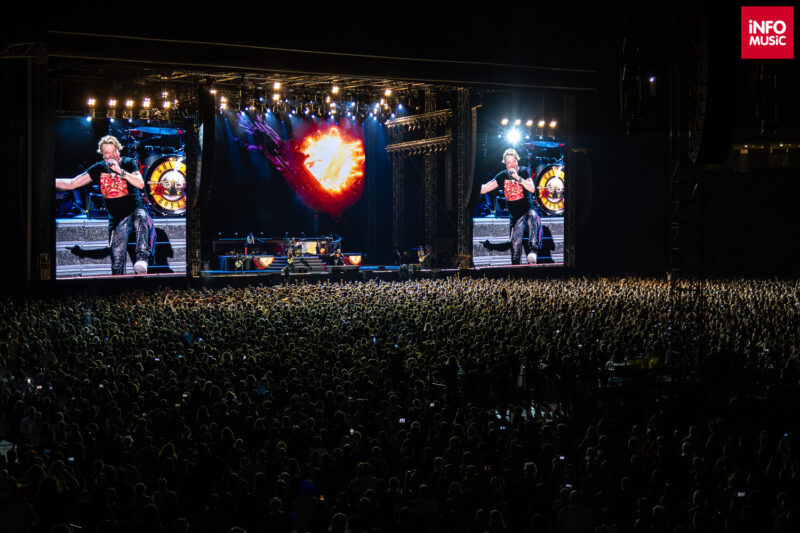 Poze live cu Guns N'Roses în concert la Bucuresti pe 16 iulie 2023