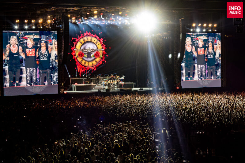 Poze live cu Guns N'Roses în concert la Bucuresti pe 16 iulie 2023