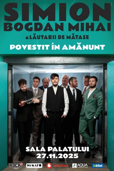 Simion Bogdan-Mihai și Lăutarii de Mătase la Sala Palatului