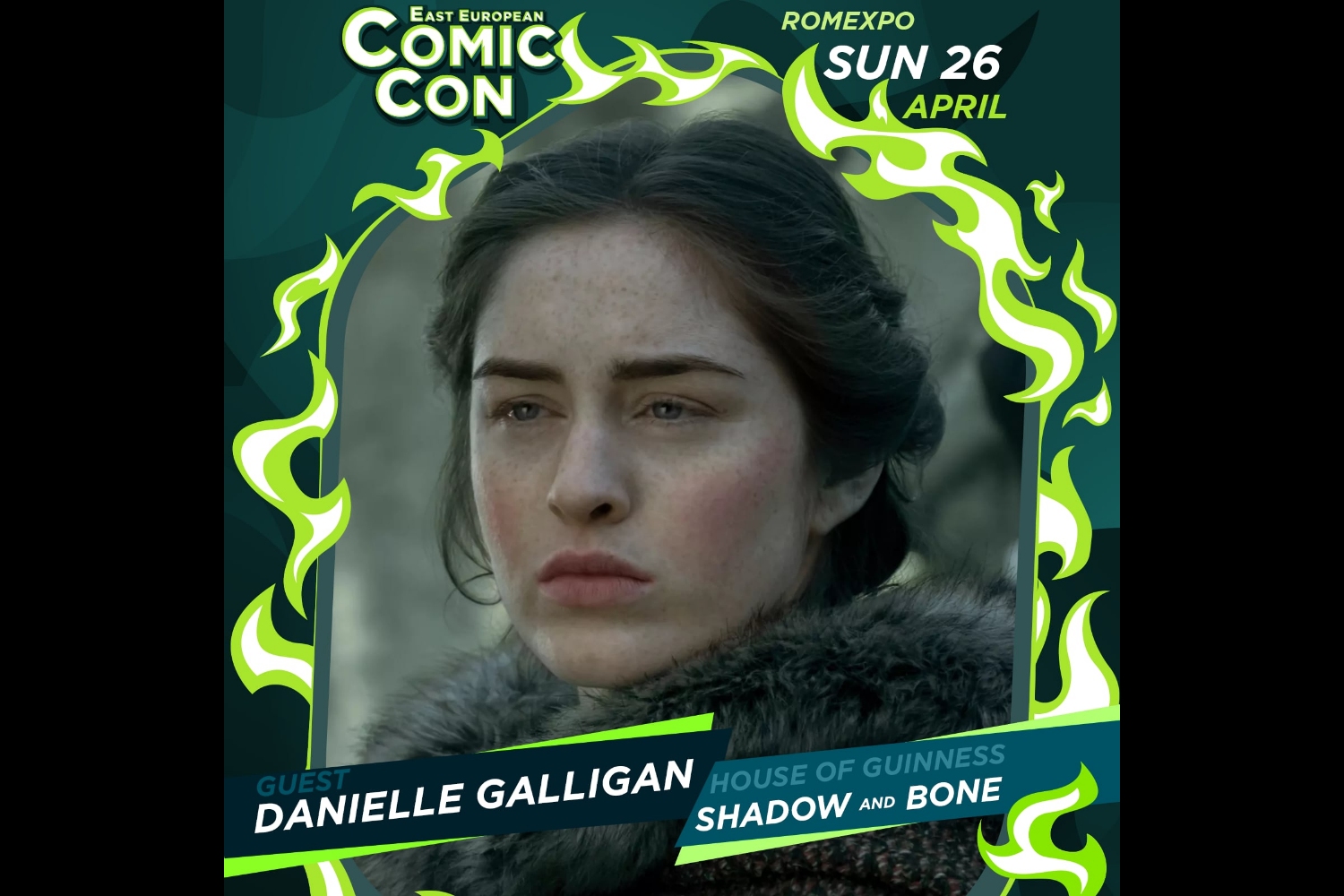Actrița Danielle Galligan vine la Comic Con Romexpo 2026